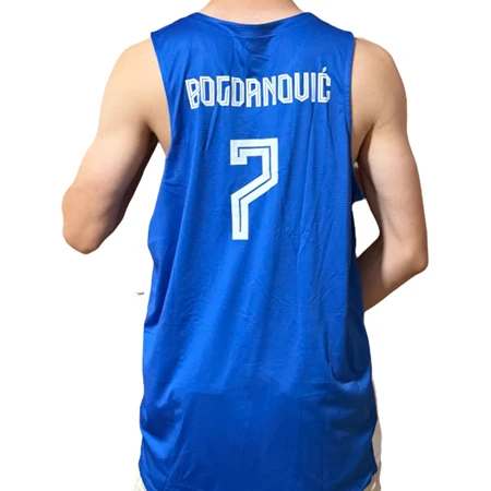 KOŠARKAŠKI DRES BOGDANOVIĆ 7 SRBIJA 2025 MUŠKI, PLAVI