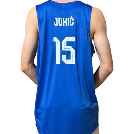 KOŠARKAŠKI DRES JOKIĆ 15 SRBIJA 2025 MUŠKI, PLAVI
