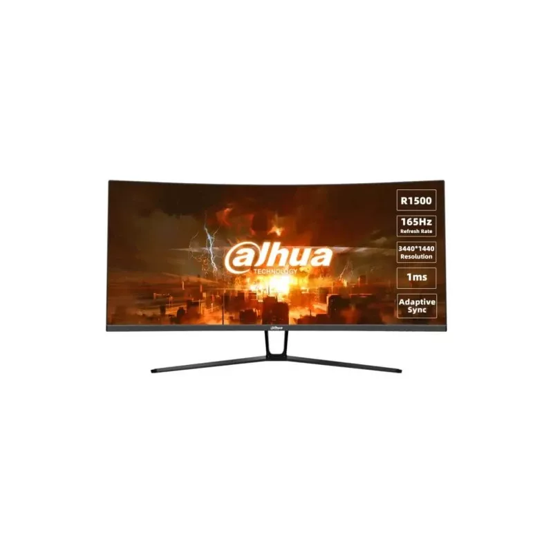 Monitor 34 Dahua LM34-E330C 3440×1440/21:9/VA/180Hz/1ms/2xHDMI/2xDP/Curved