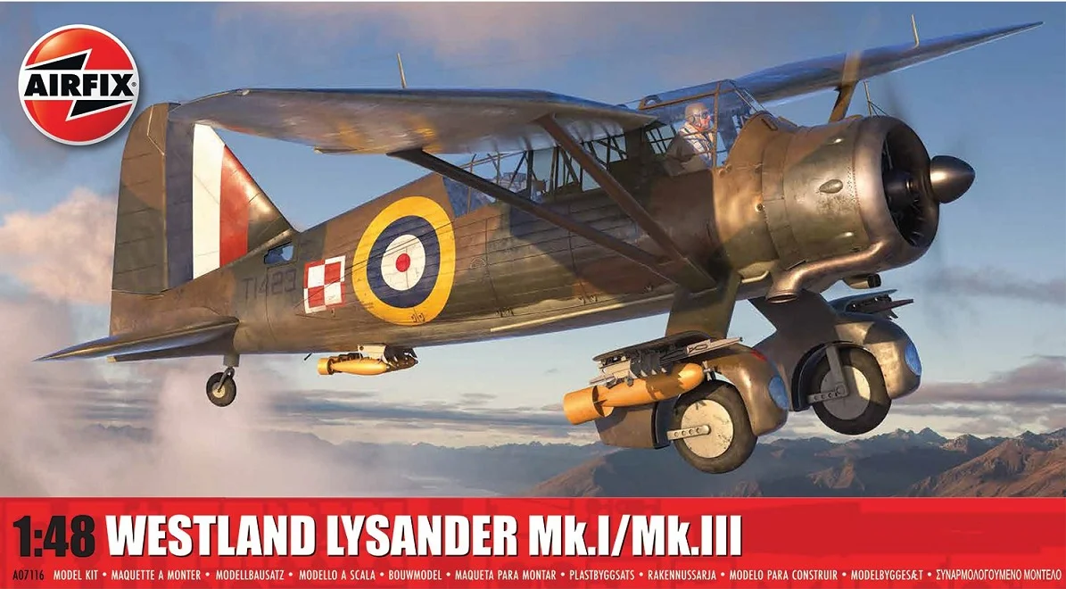 AIRFIX 1/48 Westland Lysander Mk.I/Mk.III