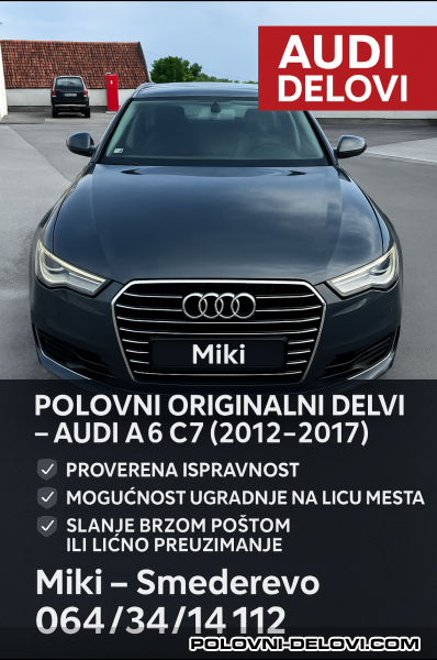 Audi A6 Dizel Benzin Kompletan Auto U Delovima