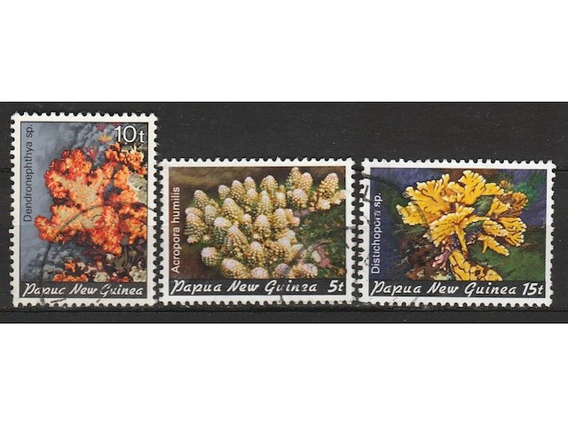 Papua New Guinea - 1982 - Corals and Sponges