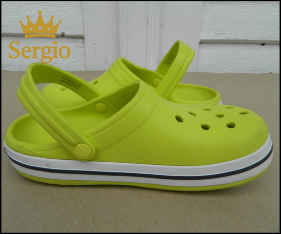 Crocs papuče C13 neon zelene broj 30,5