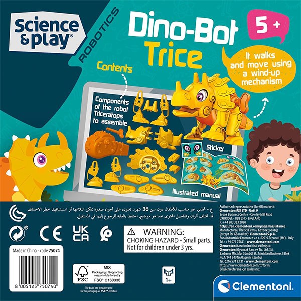 Dino Bot TriceratopsClementoni Science and Play CL75074
