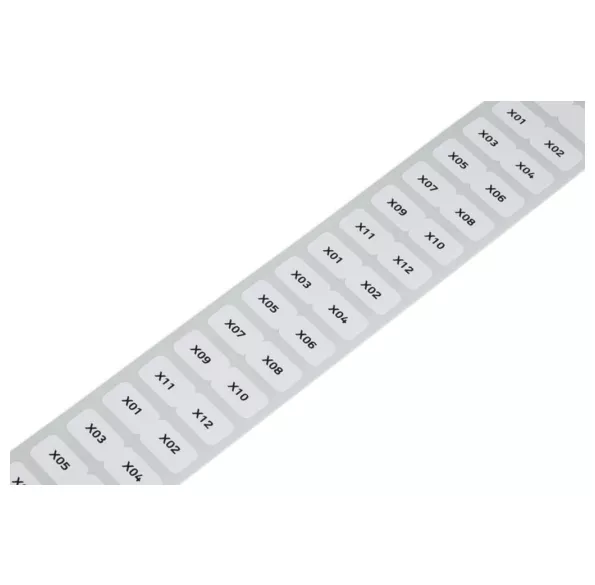 Natpisna ploča samolepljiva 9x15mm bela WAGO (3000kom)