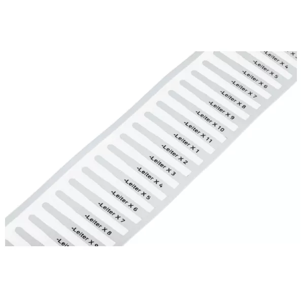 Oznaka za provodnik, 23mm bela (2500kom) za nosač 211-823 WAGO