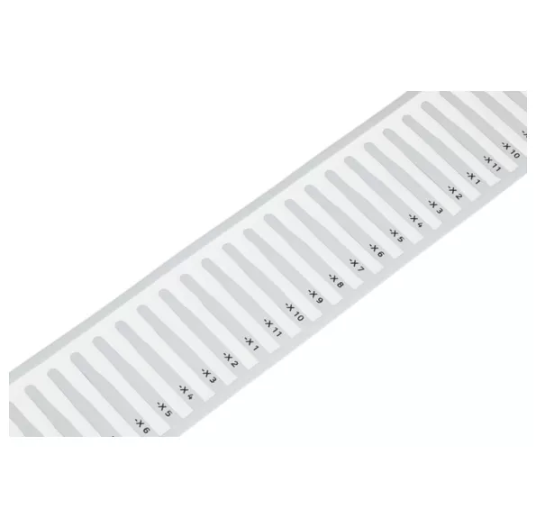 Oznaka za provodnik, 12mm bela (2500kom) za nosač 211-812 WAGO