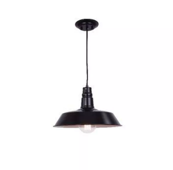 Viseća lampa E27 max 40W aluminijum crno-bela 1495 Zambelis