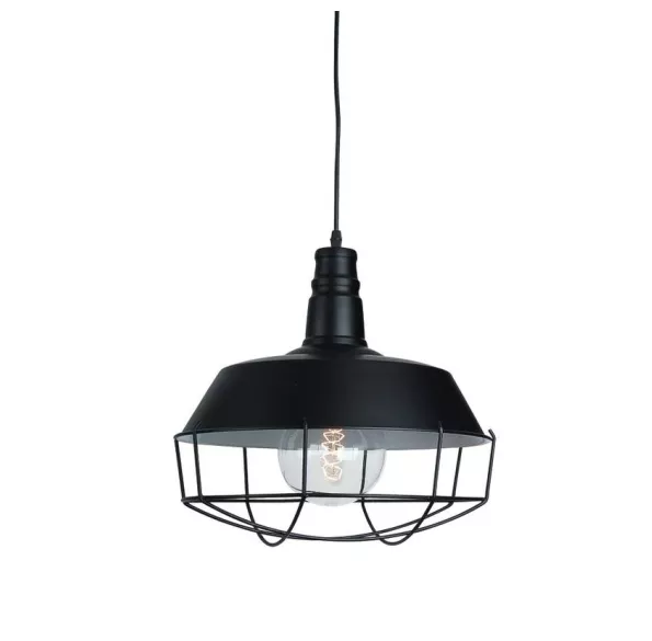 Viseća lampa E27 max 40W metal crna 1548 Zambelis