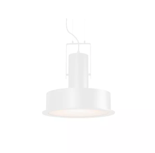 Viseća lampa E27 max 40W metal–PC difuzor bela 1644-W Zambelis