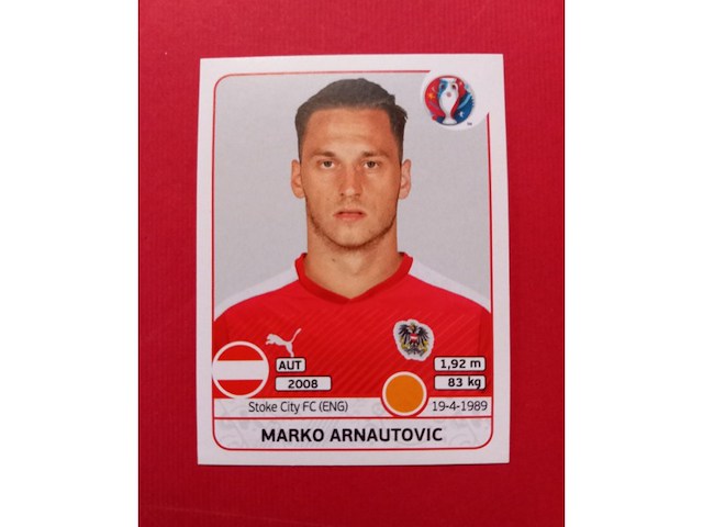 EURO 2016 France broj 643 Marko ARNAUTOVIĆ