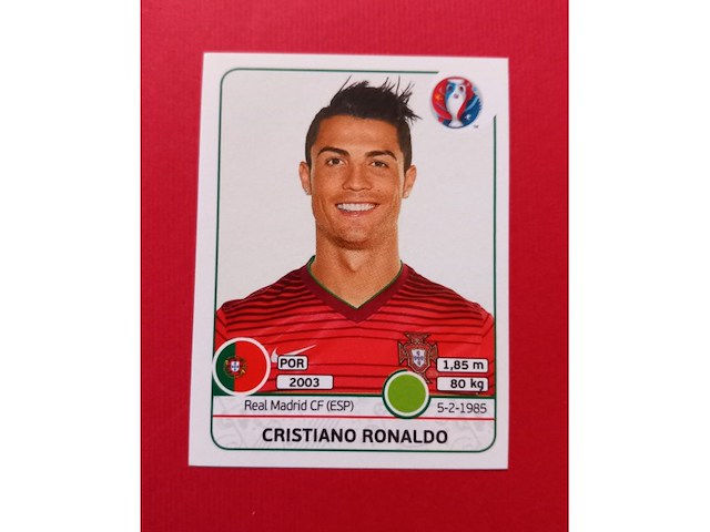 EURO 2016 France broj 596 Cristiano RONALDO