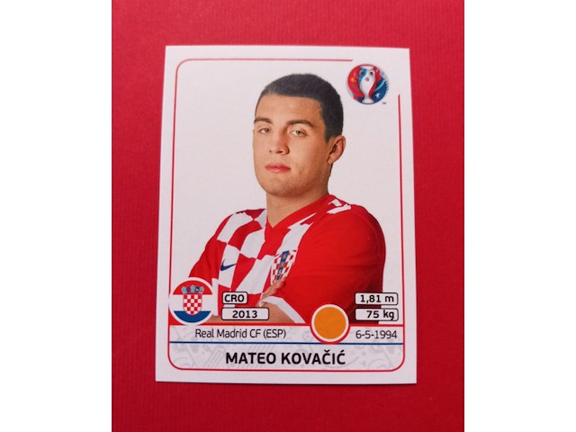 EURO 2016 France broj 449 Mateo KOVAČIĆ