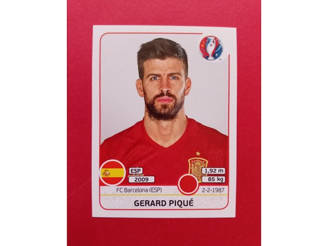 EURO 2016 France broj 356 Gerard PIQUE