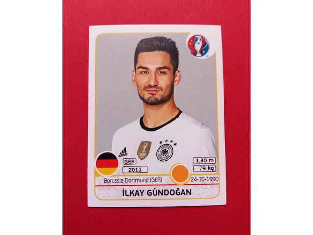 EURO 2016 France broj 251 Ilkay GUNDOGAN