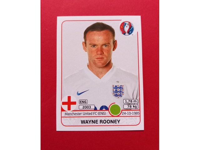 EURO 2016 France broj 145 Wayne ROONEY
