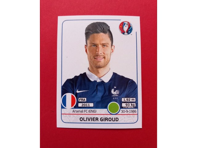 EURO 2016 France broj 033 Olivier GIROUD