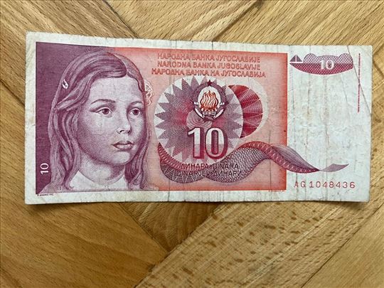 10 dinara 1990