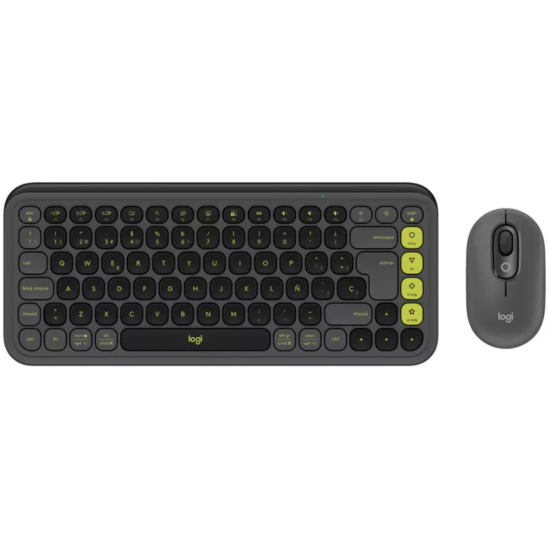 LOGITECH POP ICON COMBO – GRAPHITE – US INT’L – BT –