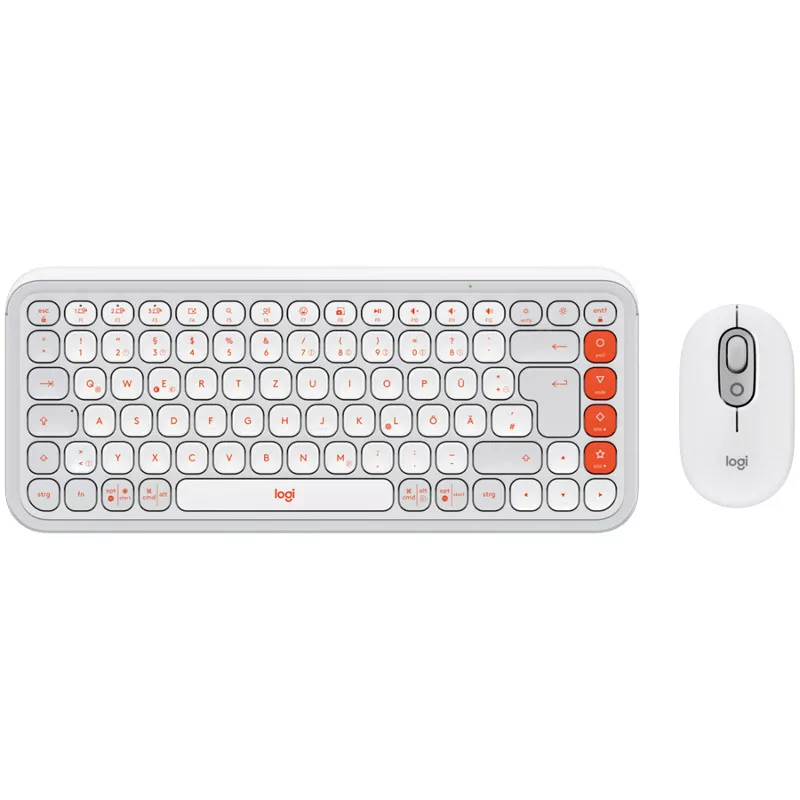 LOGITECH POP ICON COMBO – OFF WHITE – US INT’L – BT –