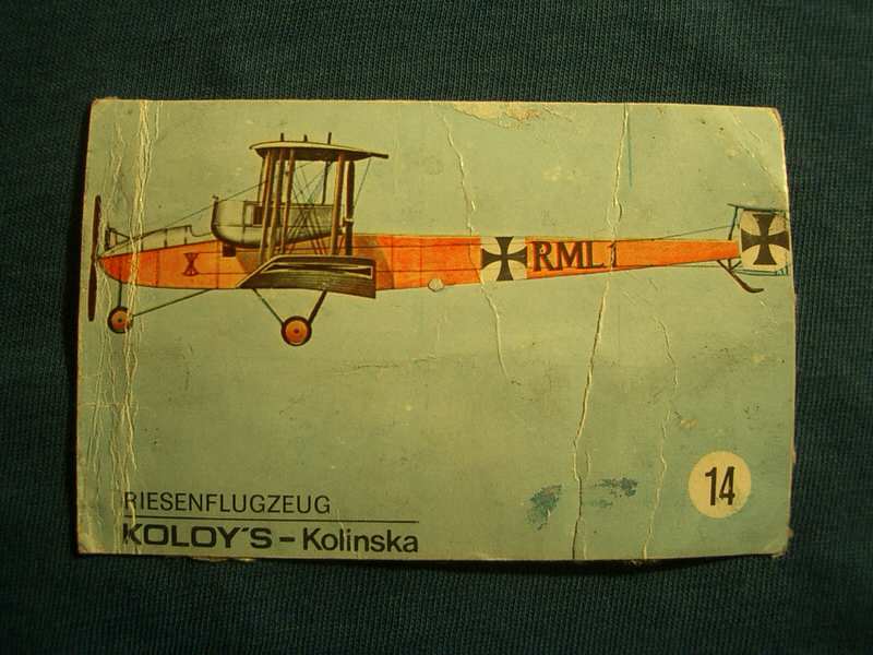 sličica Koloys Avioni br 14, KRŠ