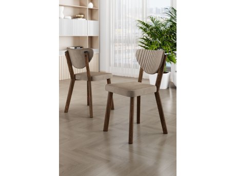 HANAH HOME Set stolica (4 komada) Arfe Cappuccino Brown