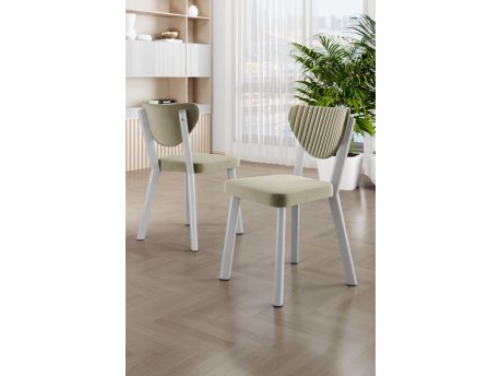 HANAH HOME Set stolica (4 komada) Arfe Cream White
