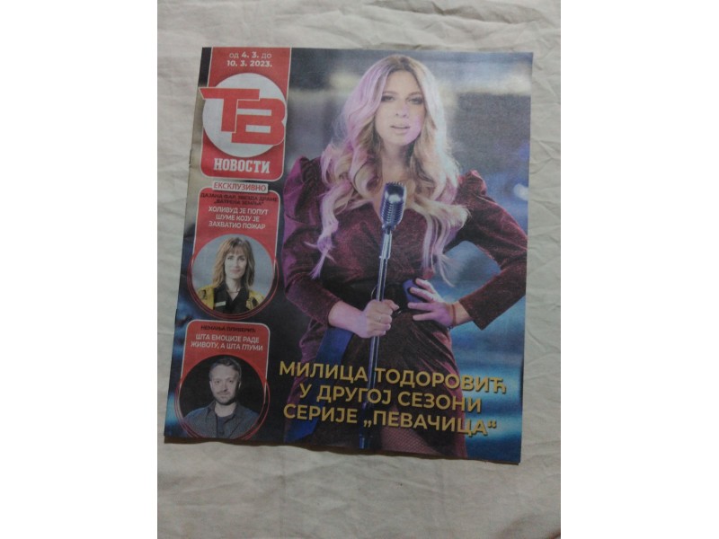 TV Novosti 04.03.2023. Milica Todorovic