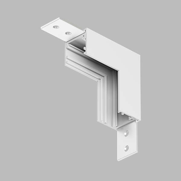 LT12HP2 UGAONI ELEMENT 90° ZA SOLVO ŠINU, BELI