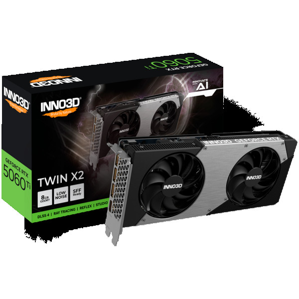 INNO3D GEFORCE RTX 5060 Ti 8GB TWIN X2 ( N506T2-08D7-193075N )
