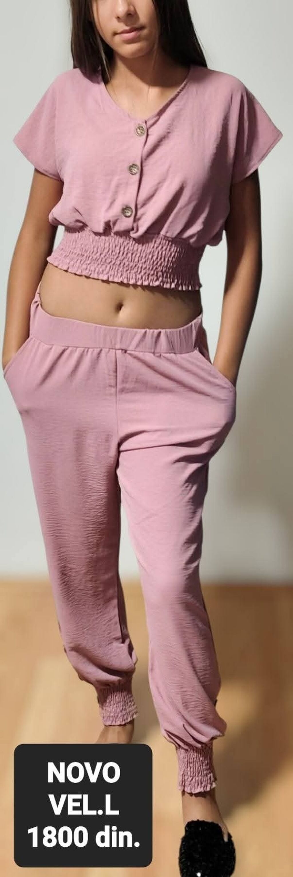 0101 Brand, L (EU 40), Jednobojni, bоја - Roze