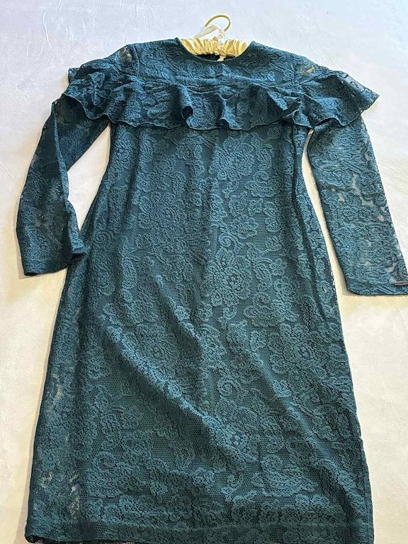 PS Fashion XL (EU 42), bоја - Zelena, Večernji, maturski, Dugih rukava