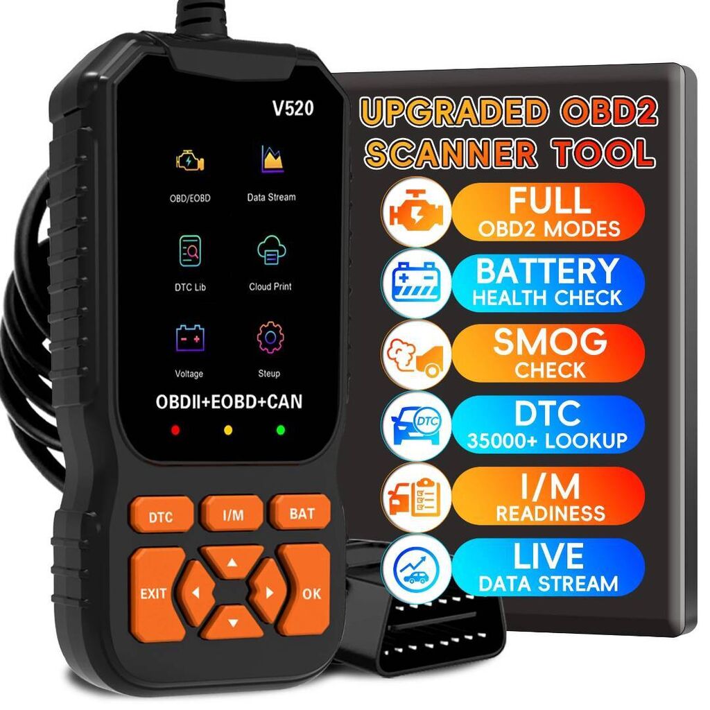 Obd2 dijagnostika skener univerzalni v520 - novo novo! V520 obd2
