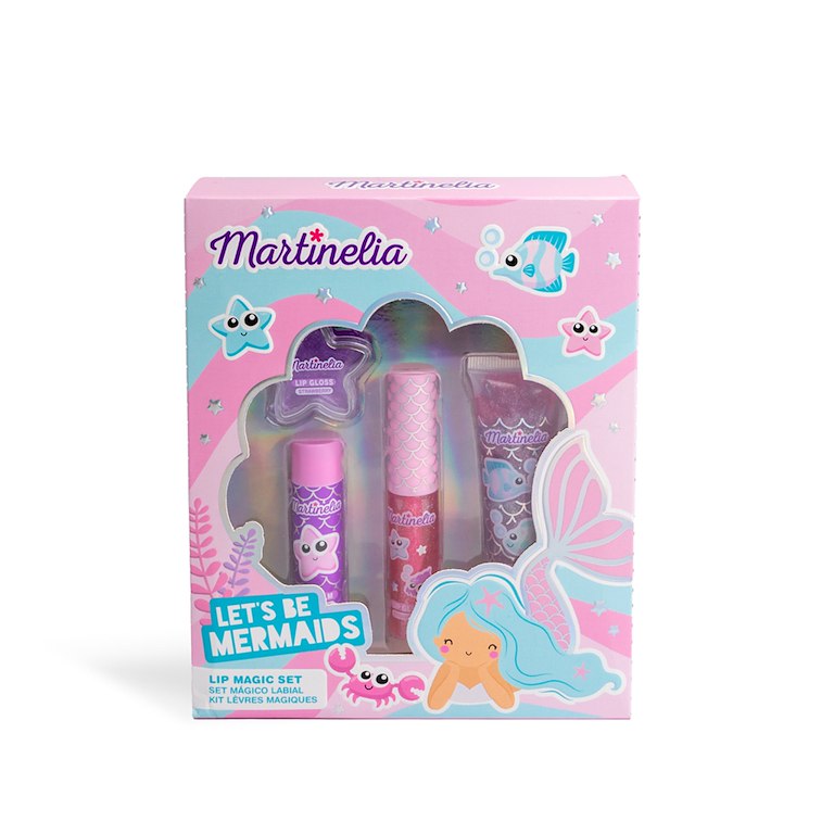 Martinelia Let’s be Mermaids, magični set za usne, 4/1