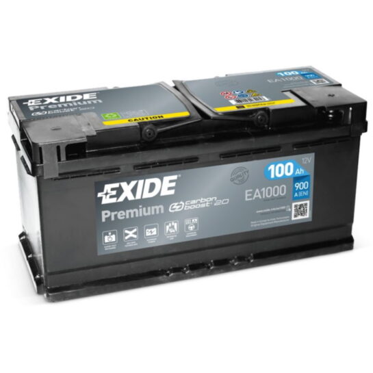Akumulator 100Ah 12V D+ 900A – Exide Premium