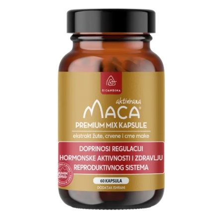 BIOANDINA PREMIUM MIX AKTIVIRANA MACA 60 KAPSULA