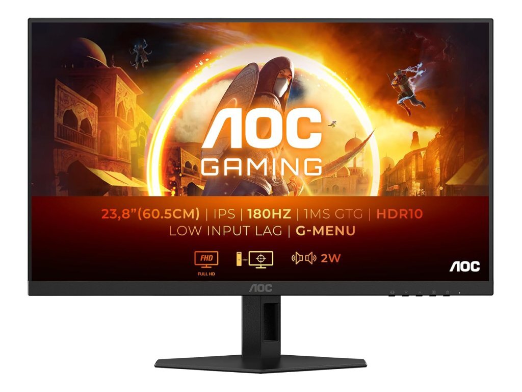 Monitor 23.8 AOC 24G4XE, FHD, IPS, 180Hz, 1ms, HDMIx2 ,DP gamingID: EK000712861