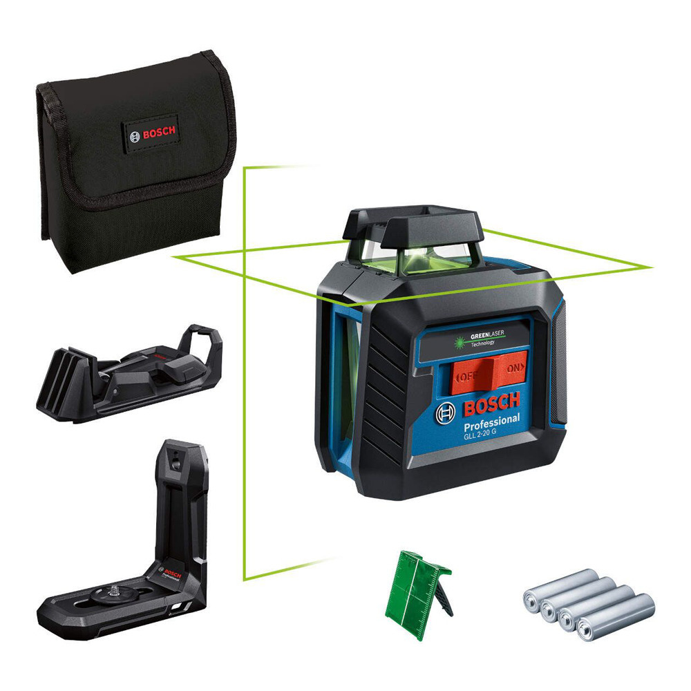 Bosch Laser GLL 2-20 G + LB10 + DK10 0601065000ID: EK000724363