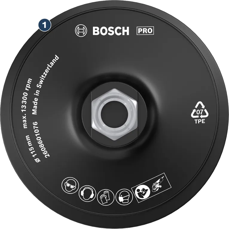 Bosch PRO nosač brusnog papira 125 mm M14 Velcro 2608601077ID: EK000724366