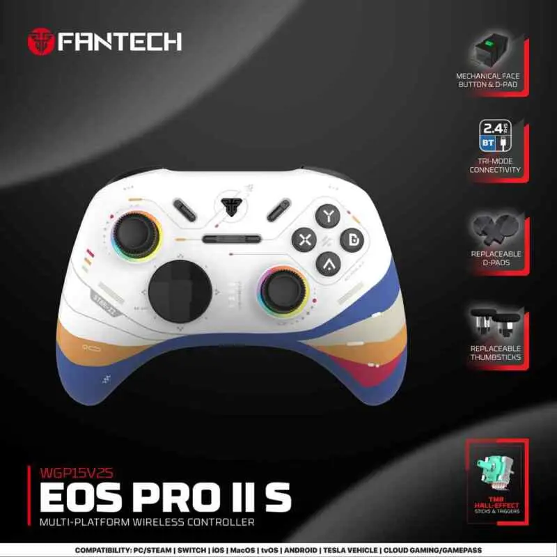 Joypad Bežični Fantech WGP15V2S EOS PRO II S Start Two multiplatform RGB beli