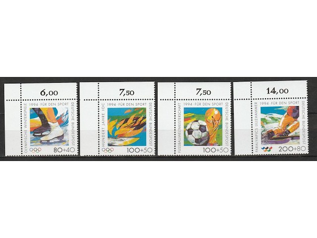 Deutsche Bundespost -Für den Sport - Sports Aid - 1994