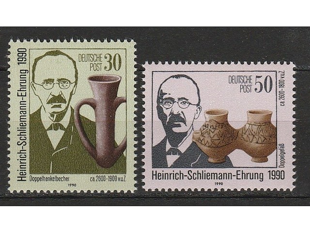DDR - 1990 - Heinrich Schliemann - MNH
