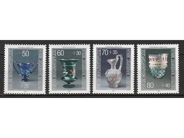 Berlin - 1986 - Precious glasses - MNH