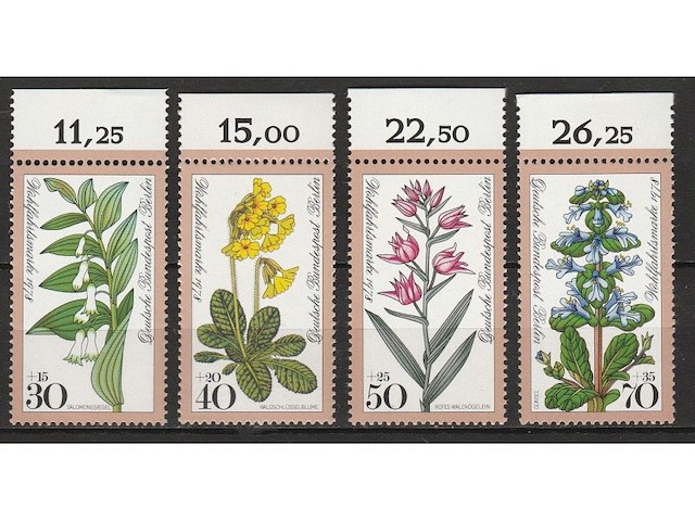 Berlin - 1977 - Forest Flowers, šumsko cveće - MNH