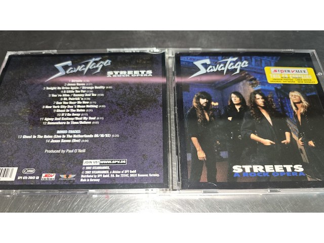 Savatage - Streets (A rock opera) , ORIGINAL