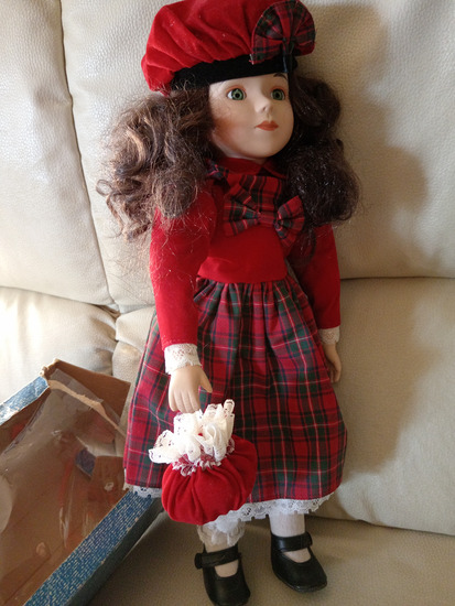 Porcelanska lutka 40 cm vintage Promenade NOVO