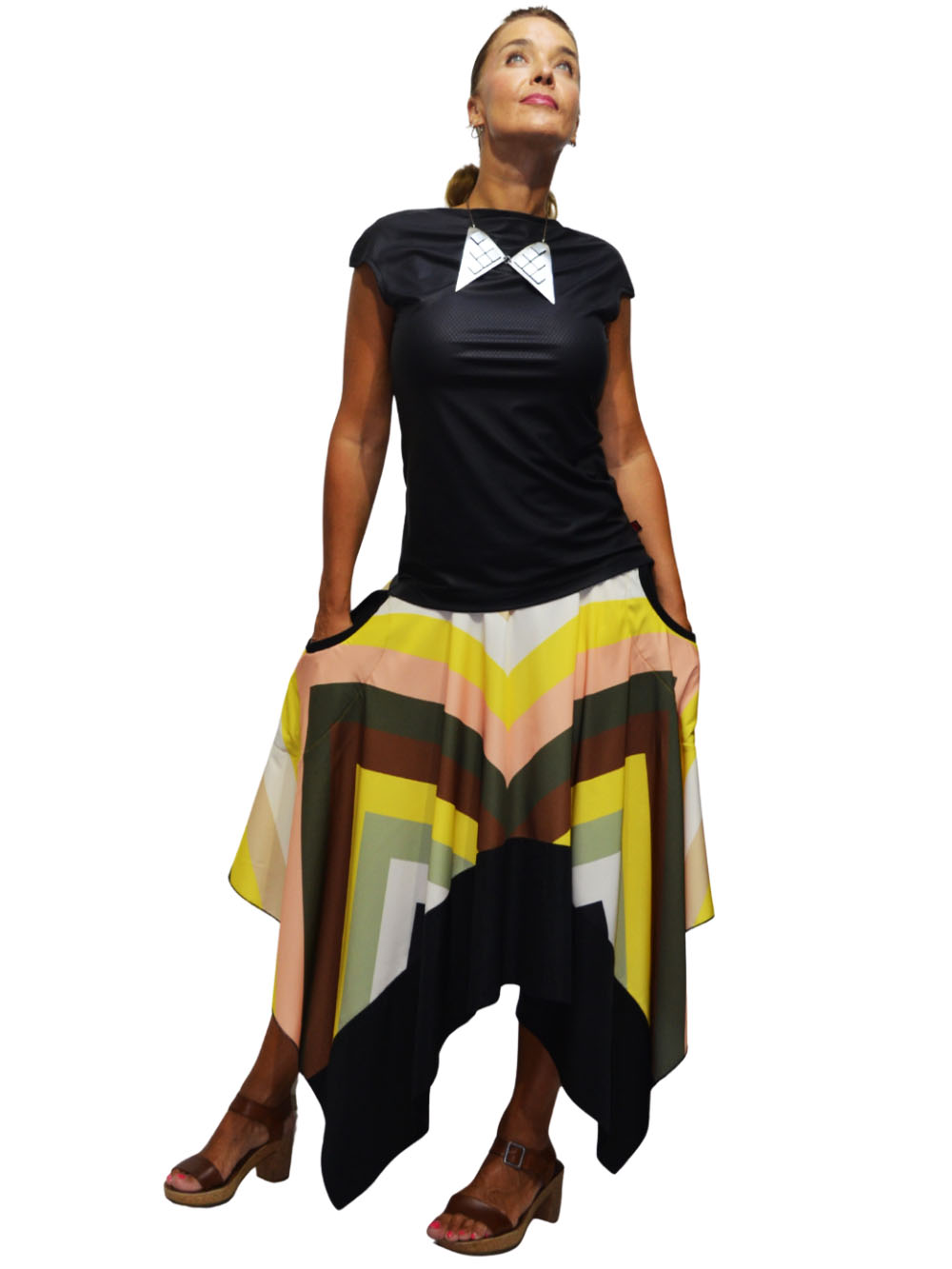 Suknja Color me geometrically