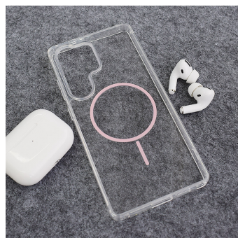 Maska Mag Case Clear Slim za Samsung S25 Ultra/ S938B roze