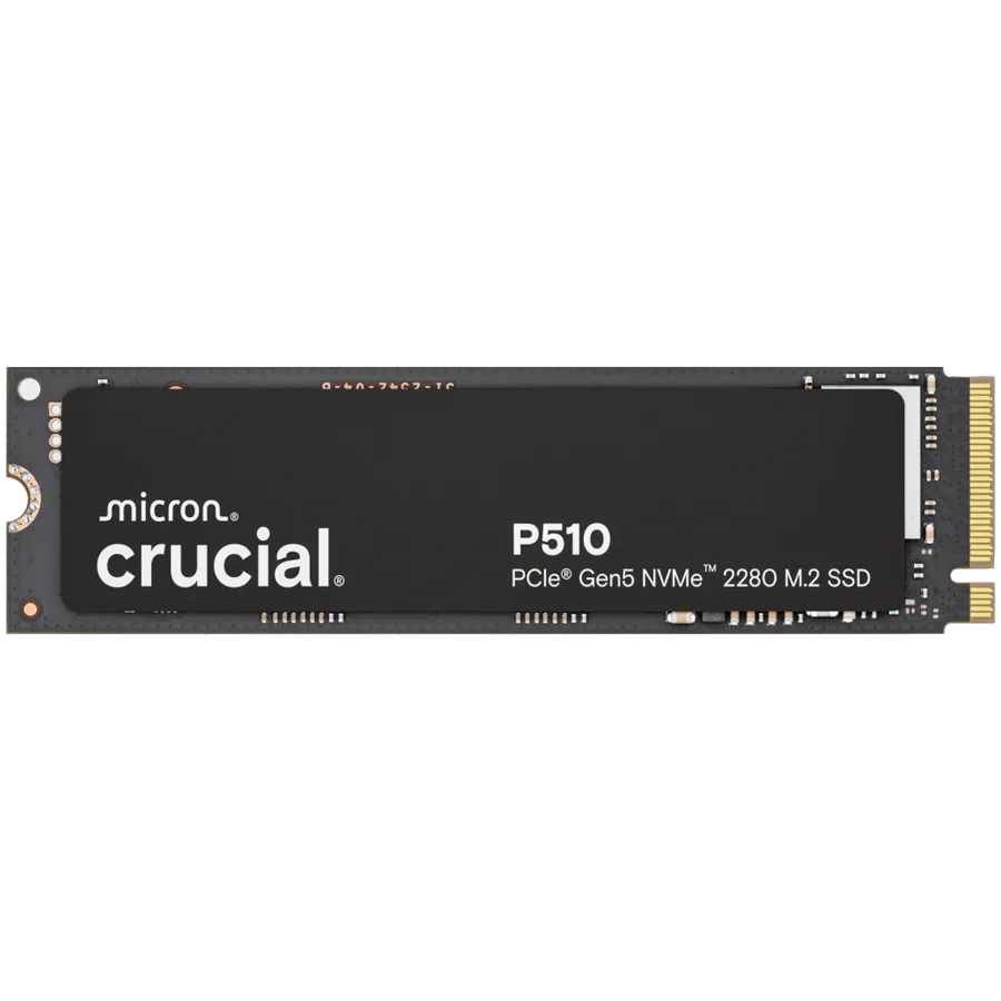 Crucial P510 1TB PCIe Gen5 NVMe 2280 M.2 SSD