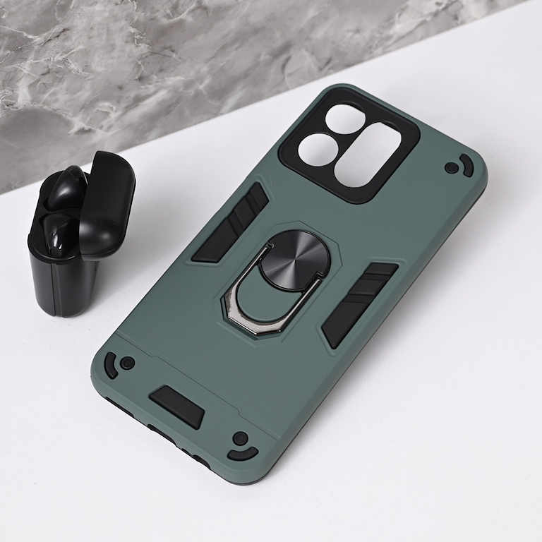 Futrola Hard Ring za Huawei Honor 200 Smart/Honor X7c siva